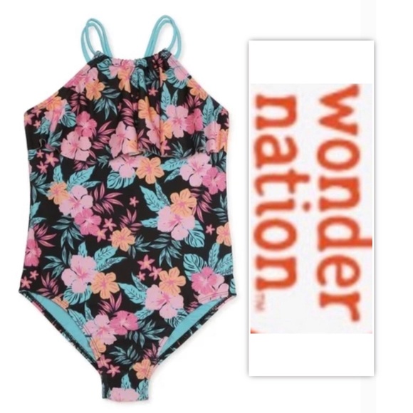 wonder nation | Swim | Wonder Nation One Piece Floral Swimsuit | Poshmark